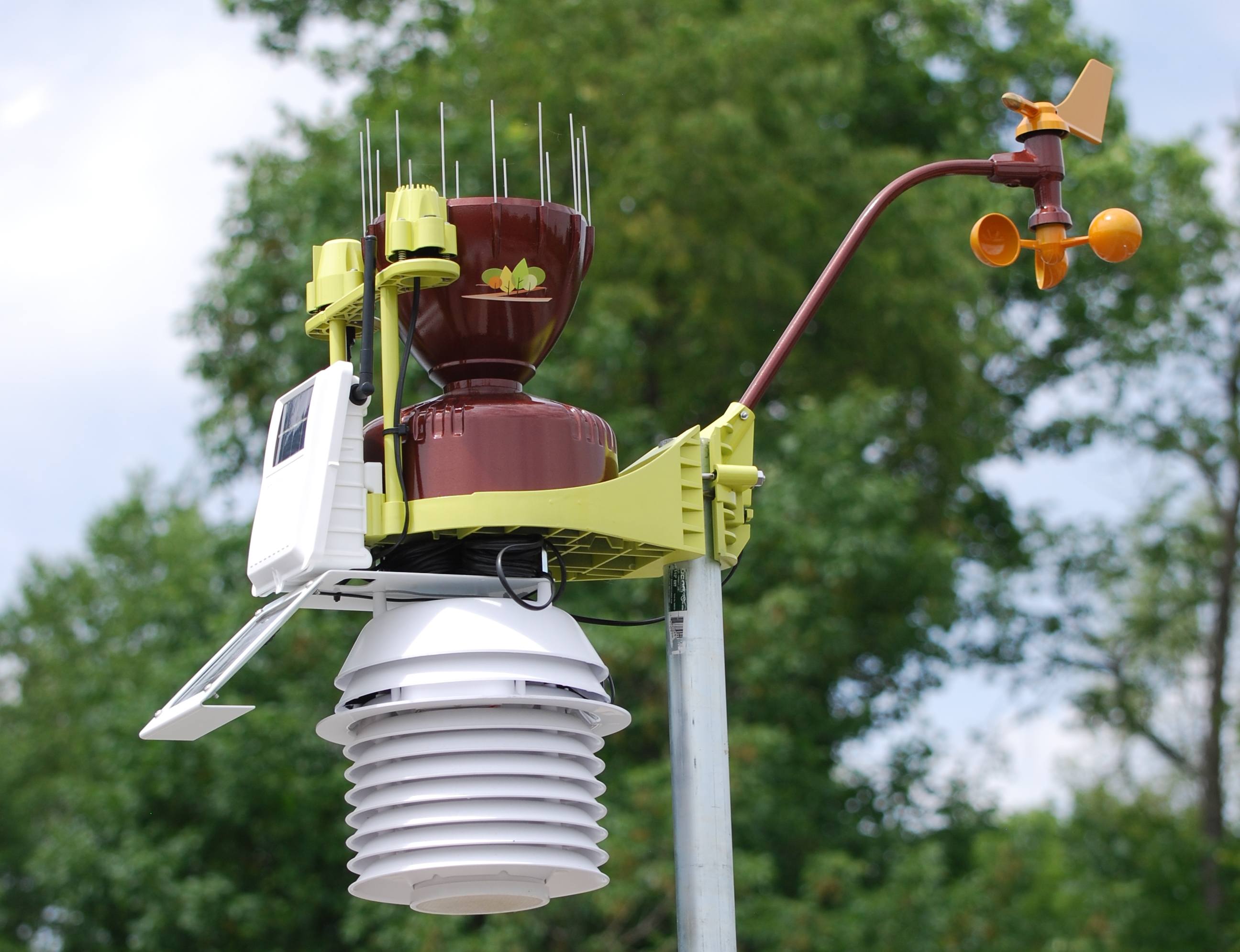 Wastewater Plant Weather Station Close Up | Aim
